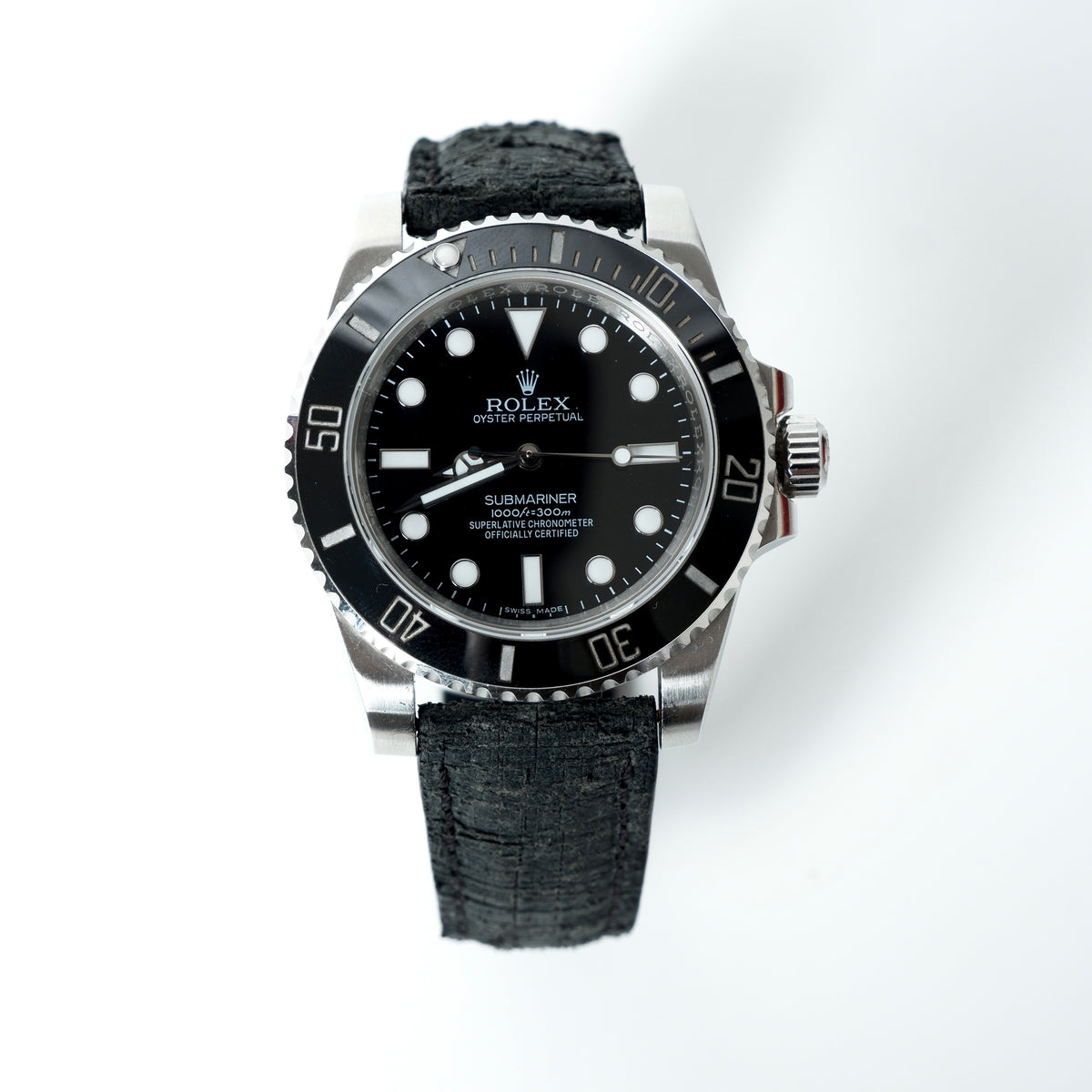 Rolex Submariner Straps - Rocher Black – Liger Straps