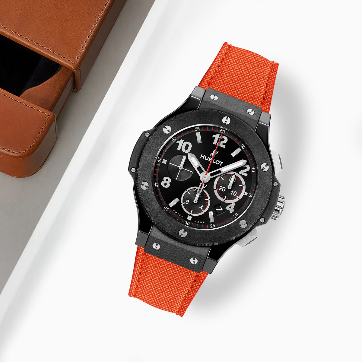 Hublot Big Bang Straps - Canvas Orange – Liger Straps