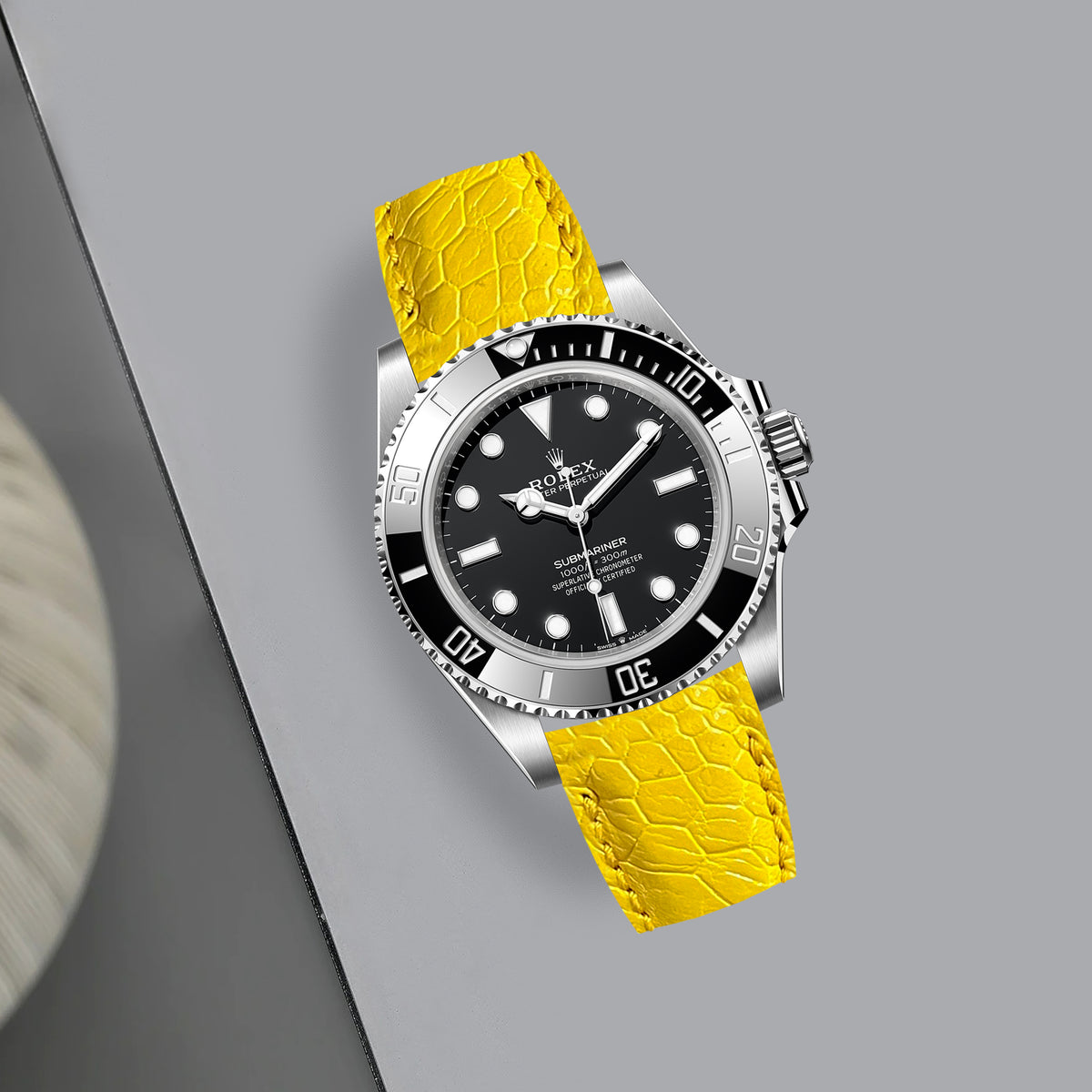 Ostrich Leg Yellow – Liger Straps