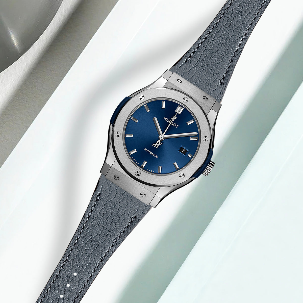 Hublot Classic Fusion Straps - Chevre Grey – Liger Straps