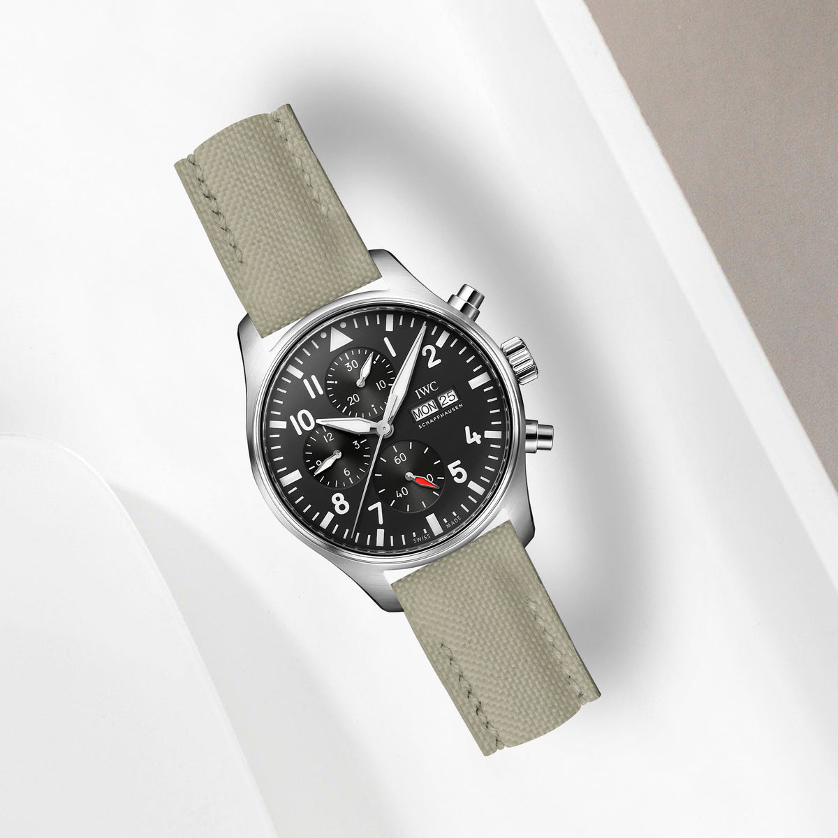 IWC Easx Change Straps - Canvas Broken White – Liger Straps