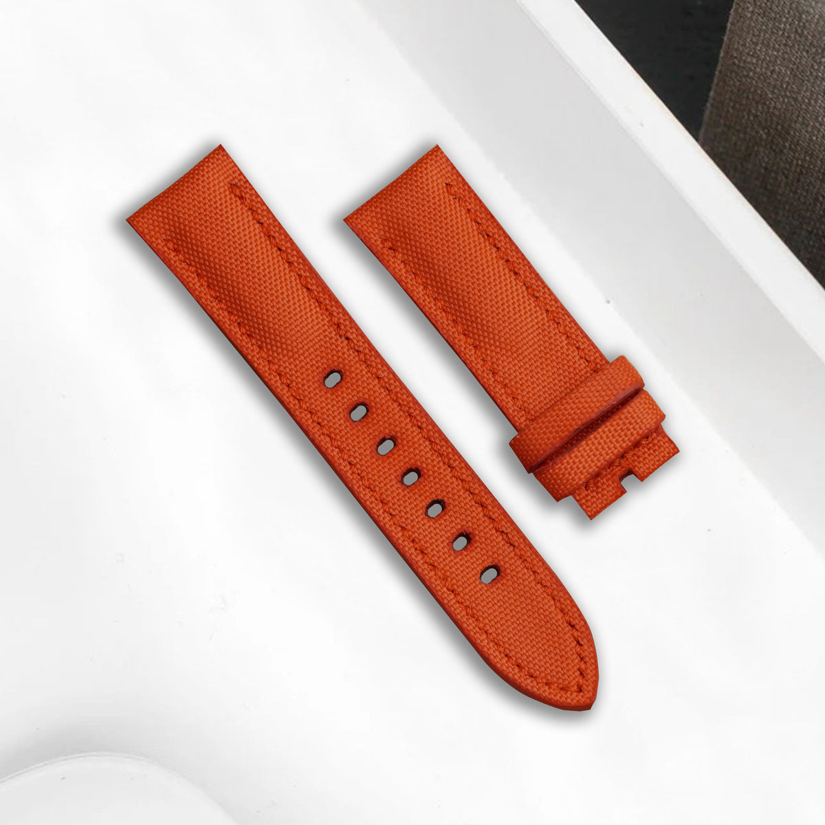 Omega Speedmaster Heritage Straps - Canvas Orange – Liger Straps