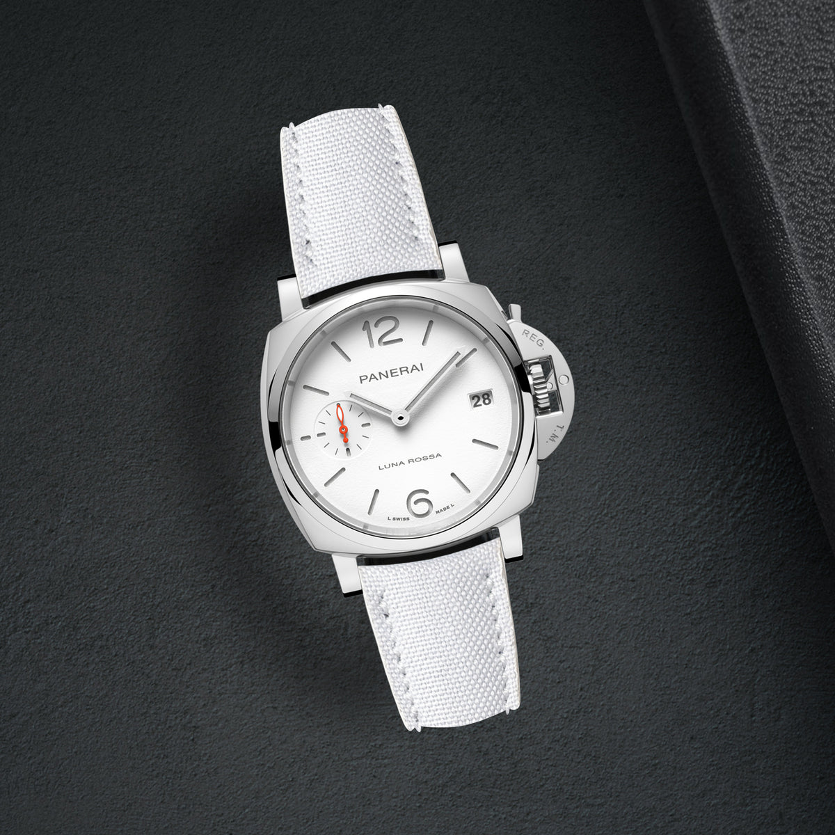 Panerai Luminor Due Straps - Canvas White – Liger Straps
