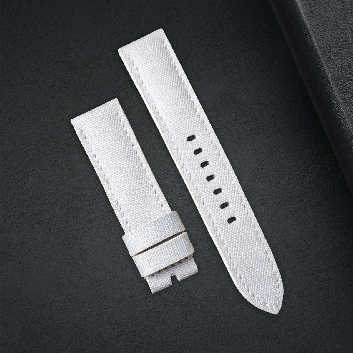 Panerai Submersible Straps - Canvas White – Liger Straps