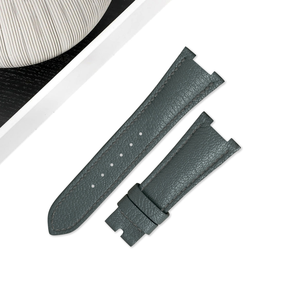 Patek Nautilus Straps - Chevre Grey – Liger Straps