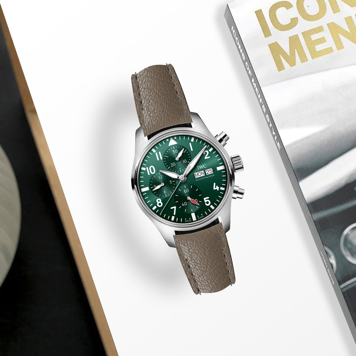 IWC Easx Change Straps - Chevre Taupe – Liger Straps