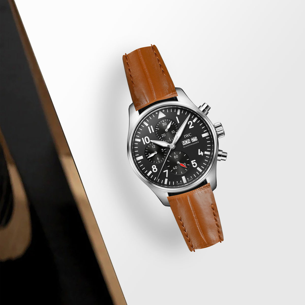 IWC Easx Change Straps - Croco Caramel – Liger Straps