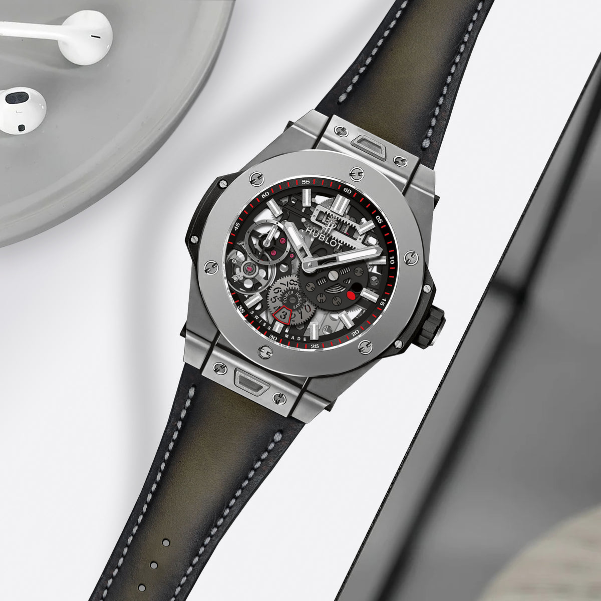 Hublot Straps - Dappled Grey – Liger Straps