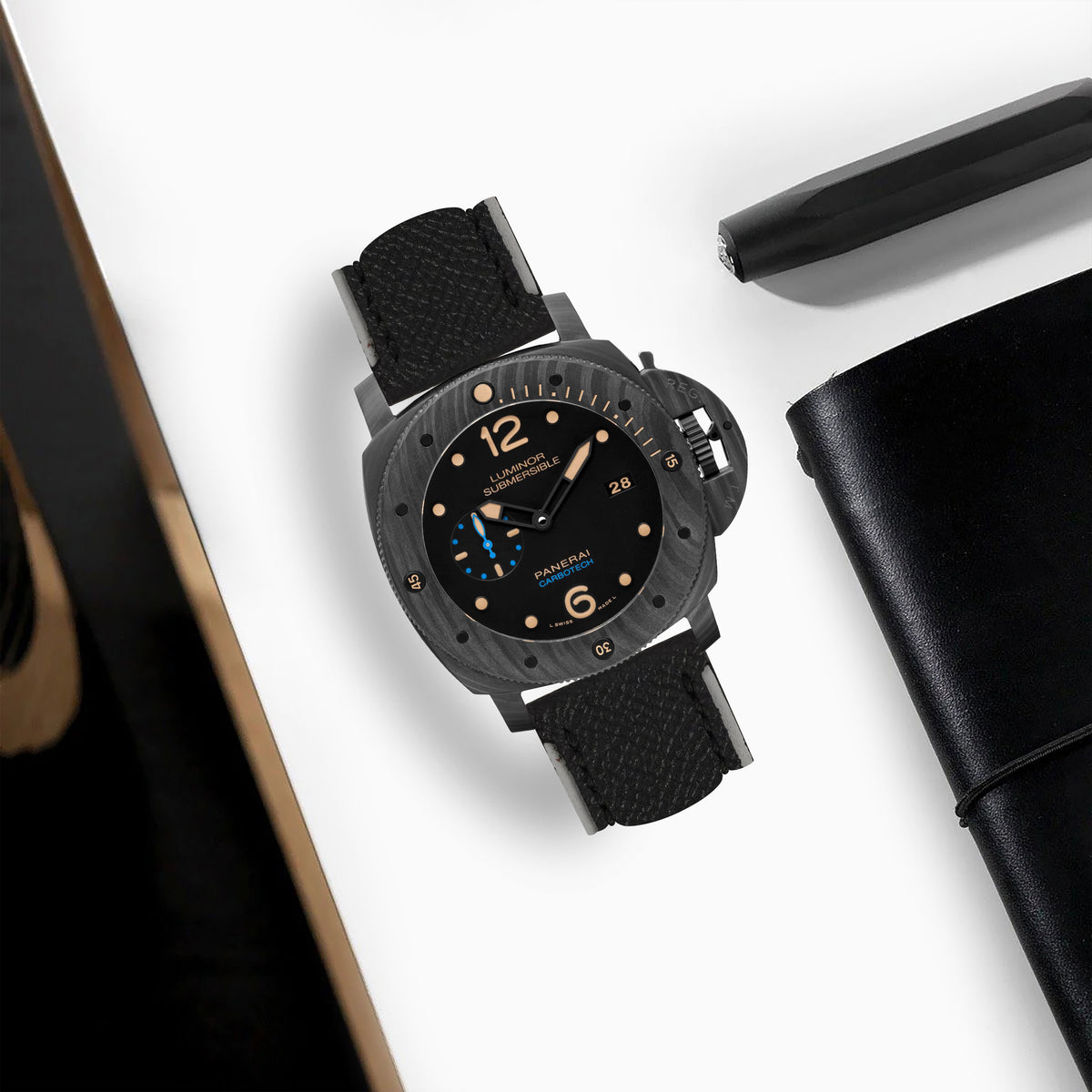 Panerai Submersible Straps - Deutron Light Grey – Liger Straps