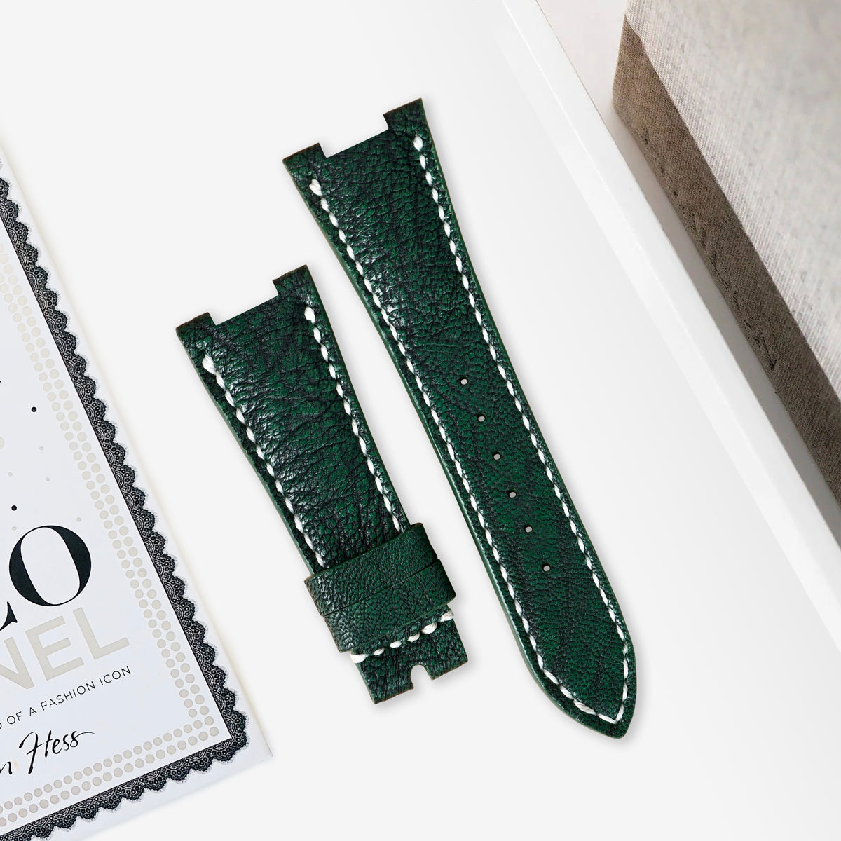 Patek Nautilus Straps - Elephant Dark Green – Liger Straps