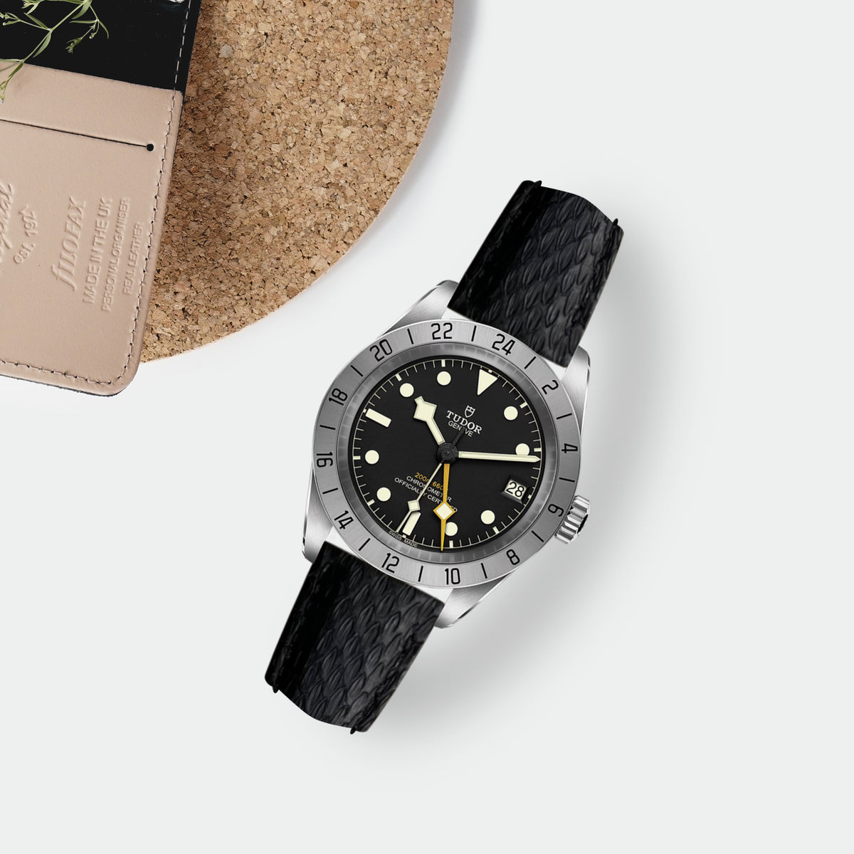 Tudor Blackbay Pro Straps - Python Black – Liger Straps