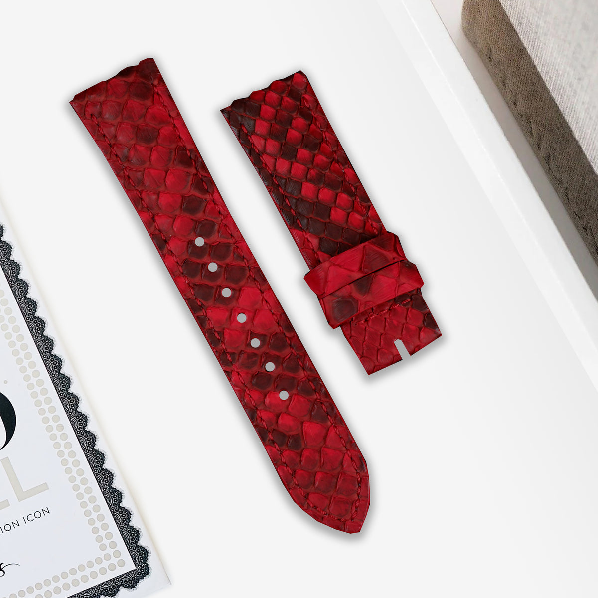 Apple Watch Straps - Python Red – Liger Straps