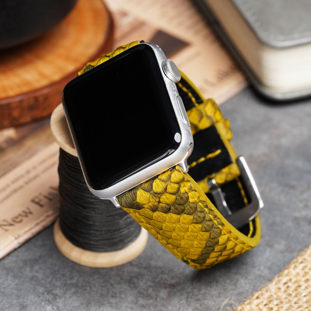Apple Watch Straps - Python Yellow – Liger Straps
