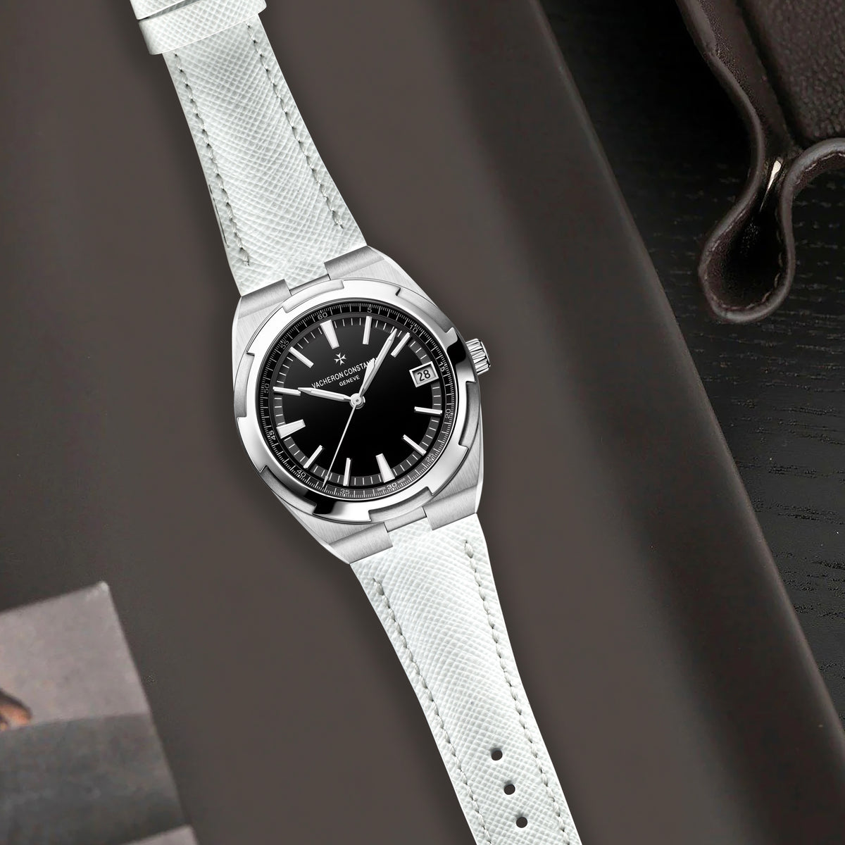 Vacheron Constantin Straps - Saffiano White – Liger Straps