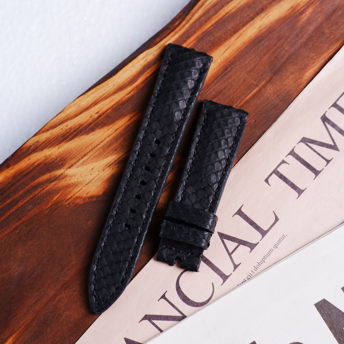 Rolex Sea-Dweller Straps - Python Black – Liger Straps