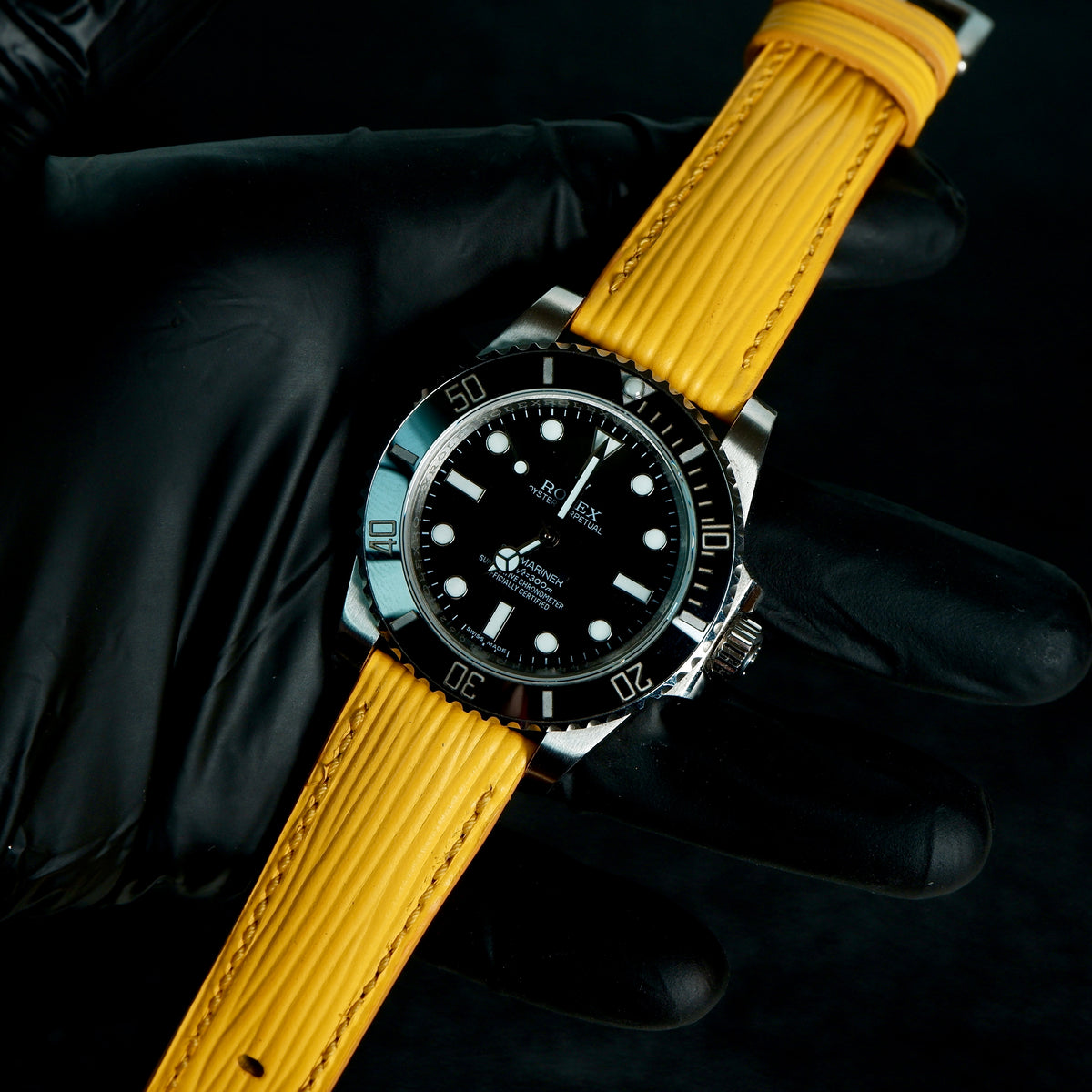 Rolex Submariner Straps - Epi Yellow – Liger Straps