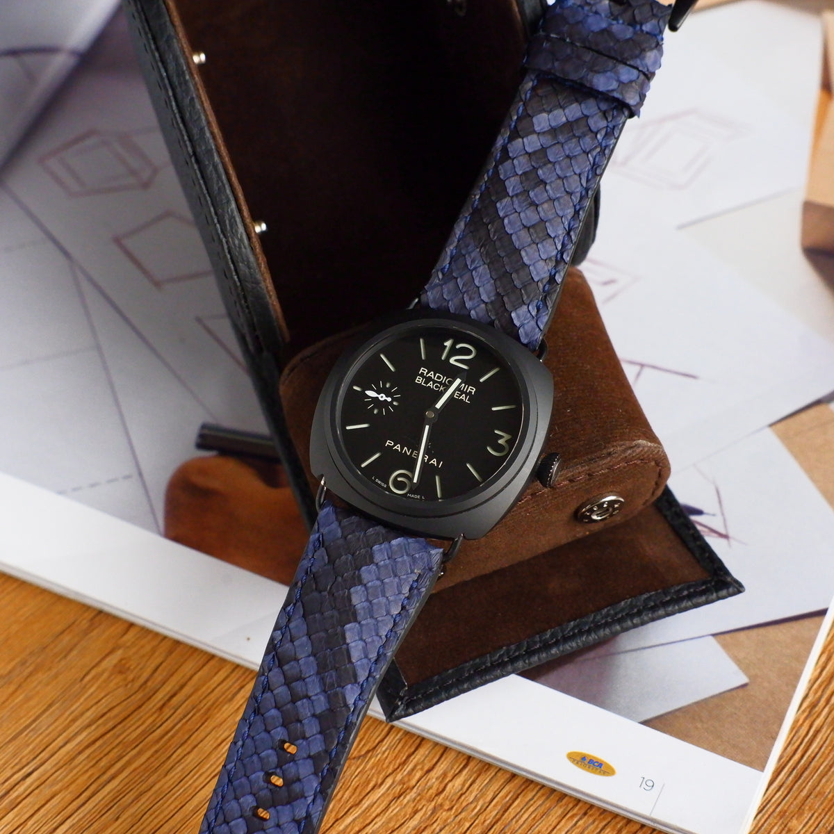 Python Space Blue – Liger Straps