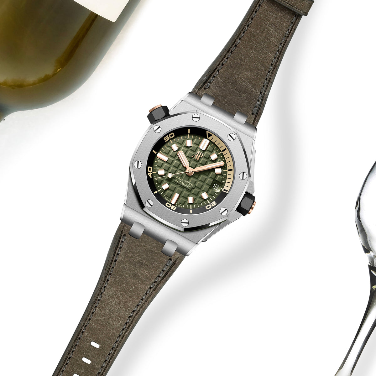 AP Interchangeable Quick Release Straps - AP Diablo Grey – Liger Straps