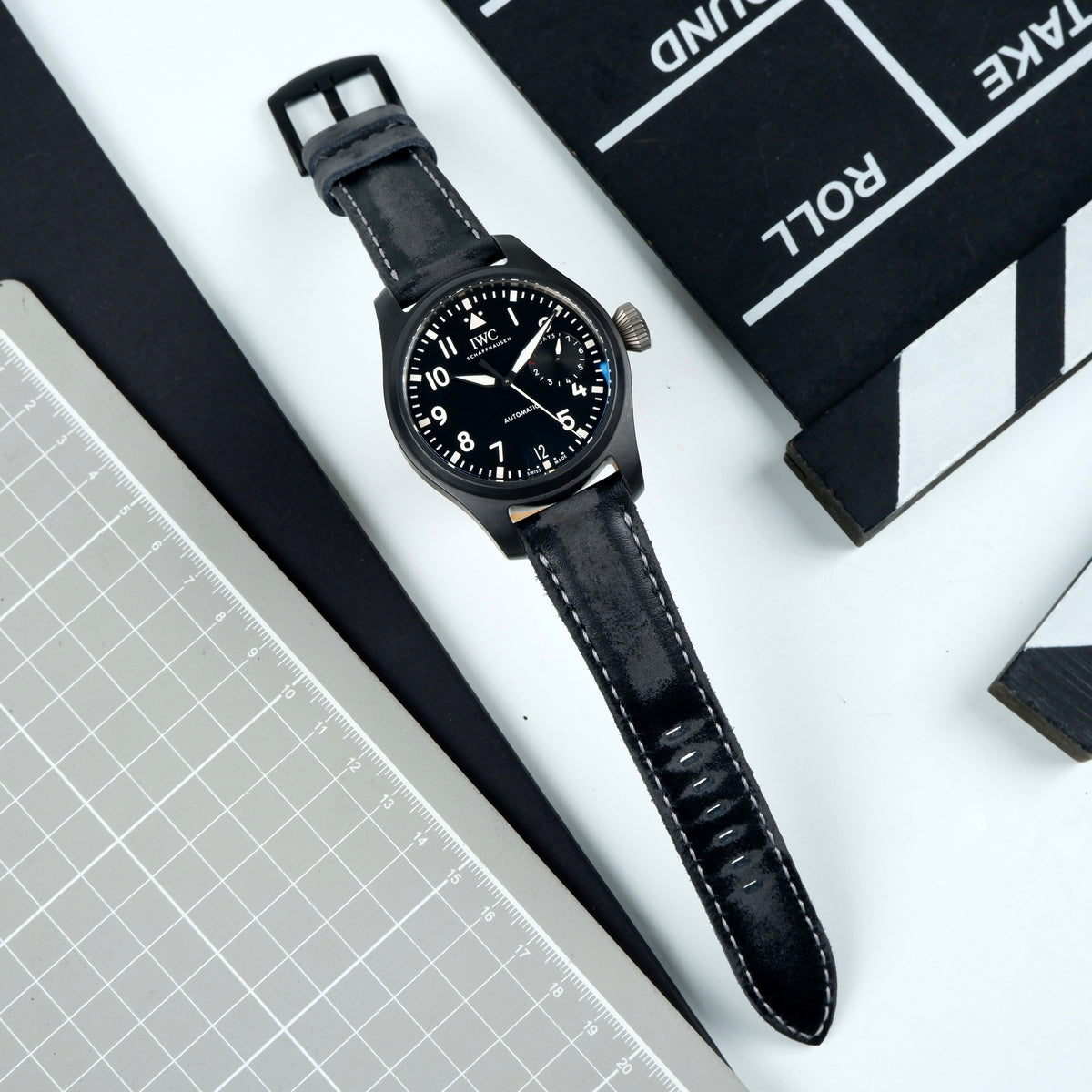 IWC Pilot Straps - Arillo Grey – Liger Straps