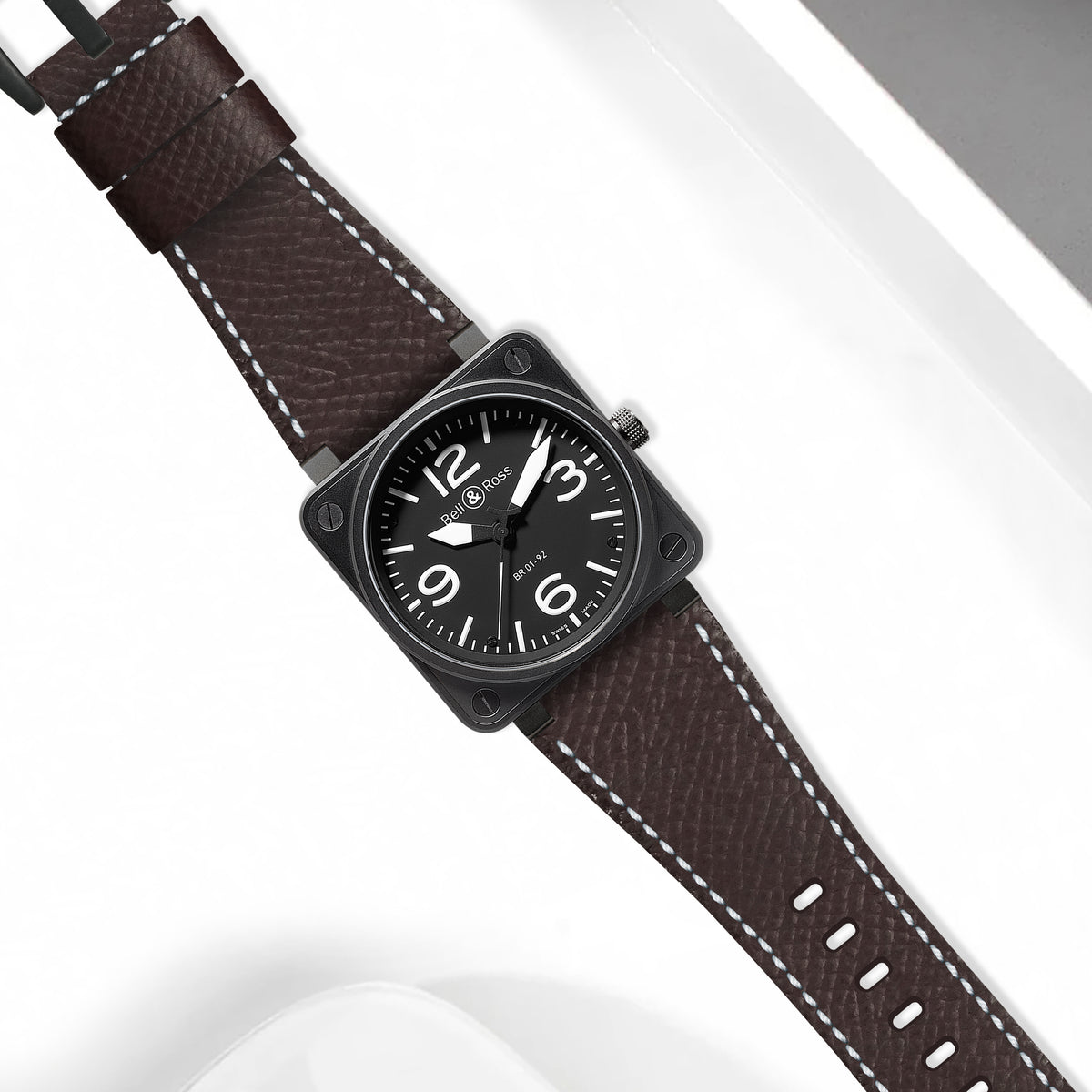 Bell Ross 01, 02, 03, BR X, BR S Straps - Epsom Tobacco – Liger Straps