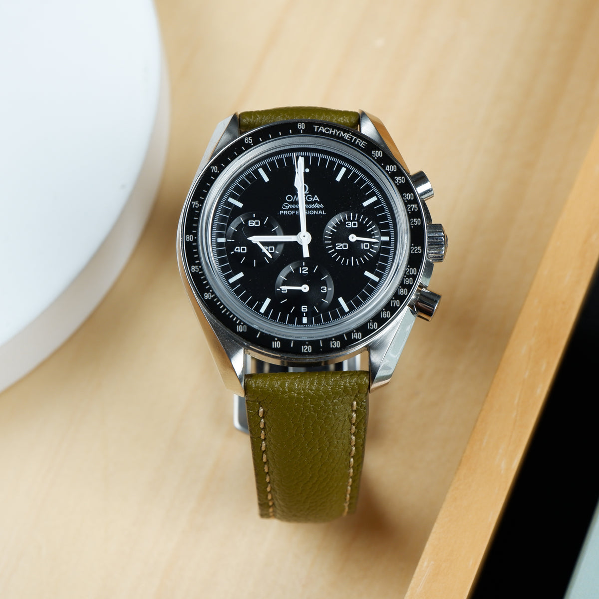 Omega Speedmaster Moonwatch Straps - Chevre Army – Liger Straps