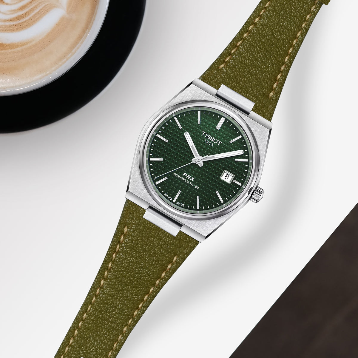 Tissot PRX Straps - Chevre Army – Liger Straps