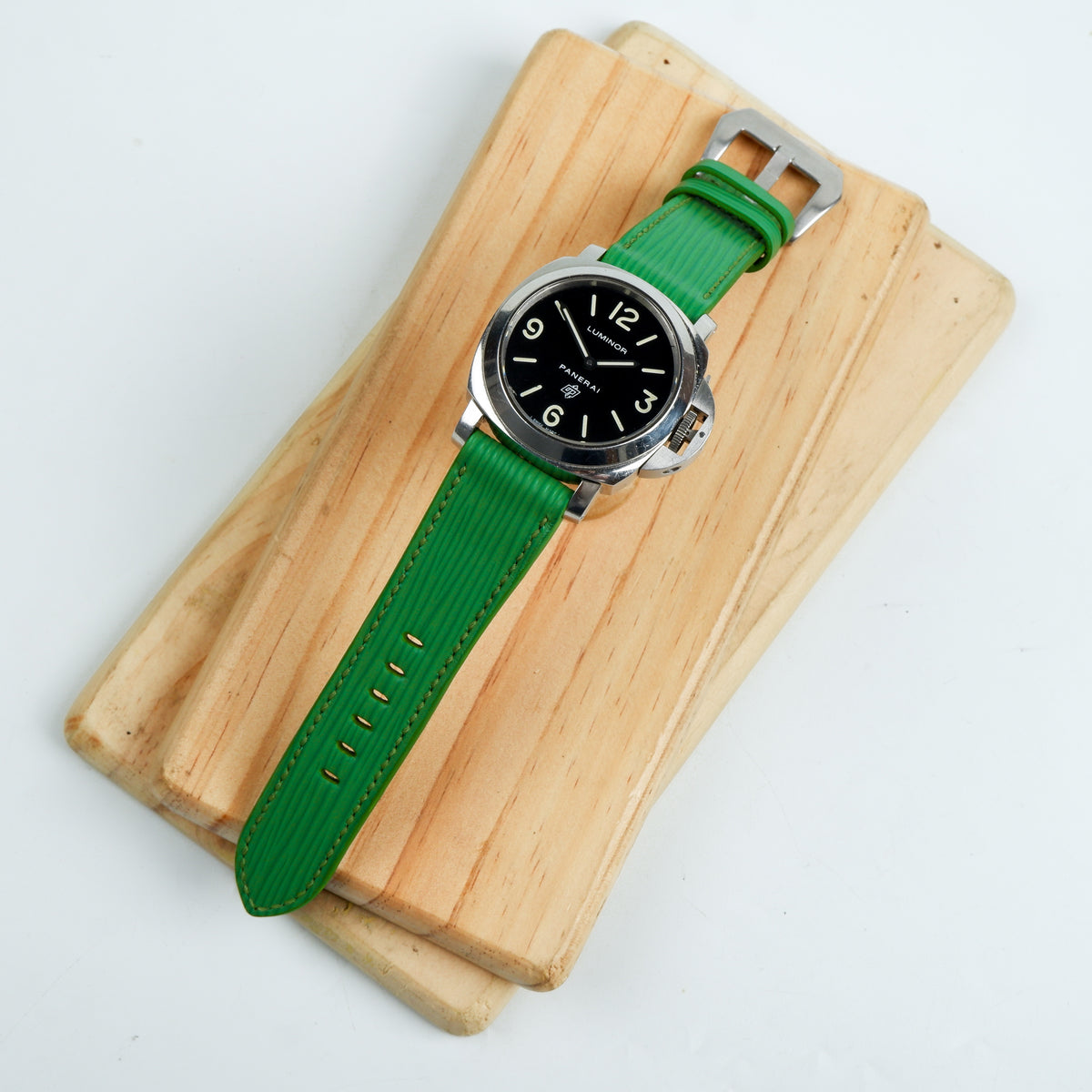 Panerai Luminor Straps - Epi Kelly Green – Liger Straps