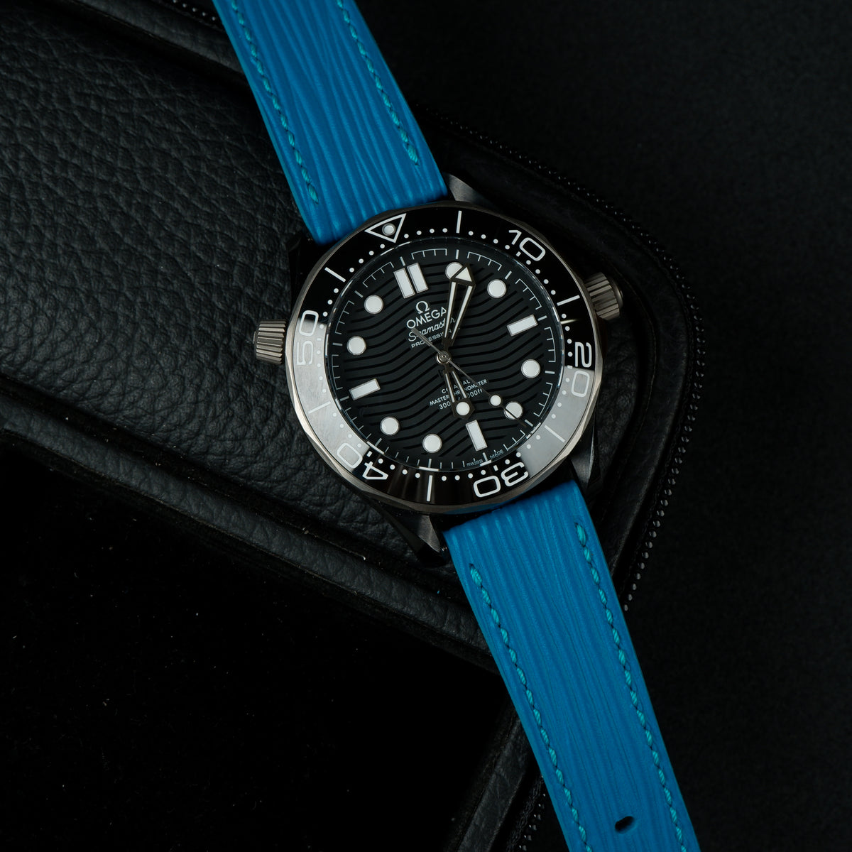 Omega Seamaster Diver 300m Straps - Epi Sky Blue – Liger Straps