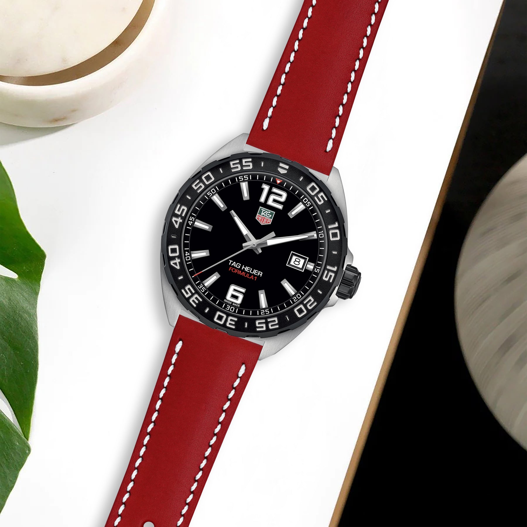 Tag Heuer Formula 1 Straps - Minerva Red – Liger Straps