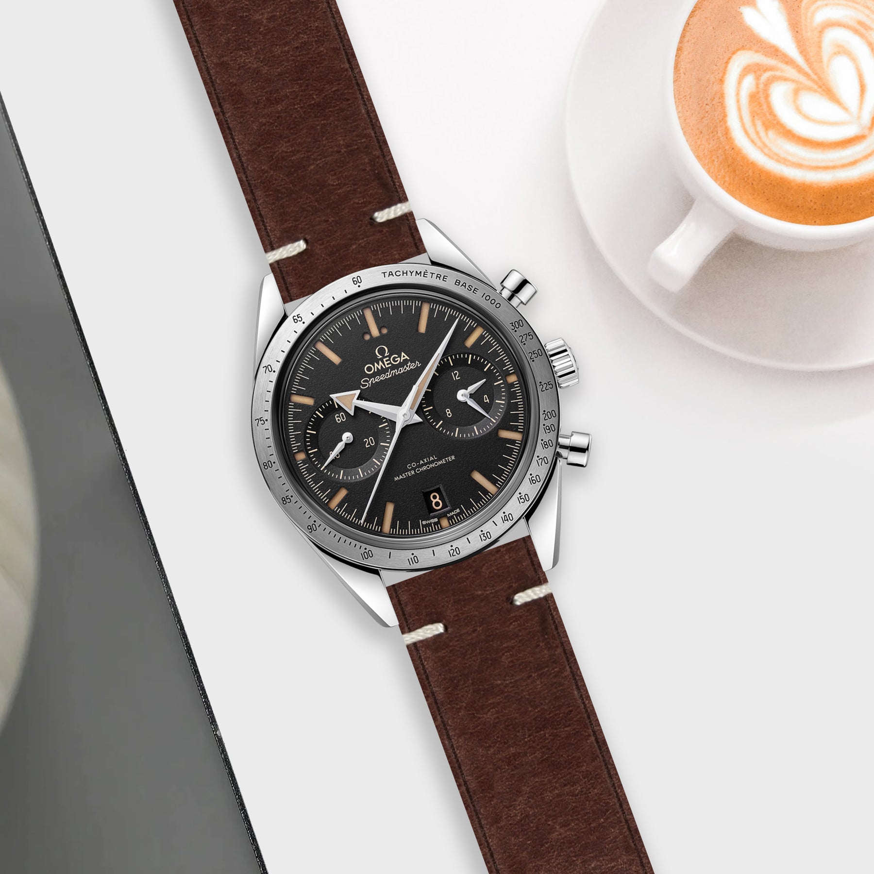 Omega Speedmaster Heritage Straps - Minimalist Diablo Dark Brown ...