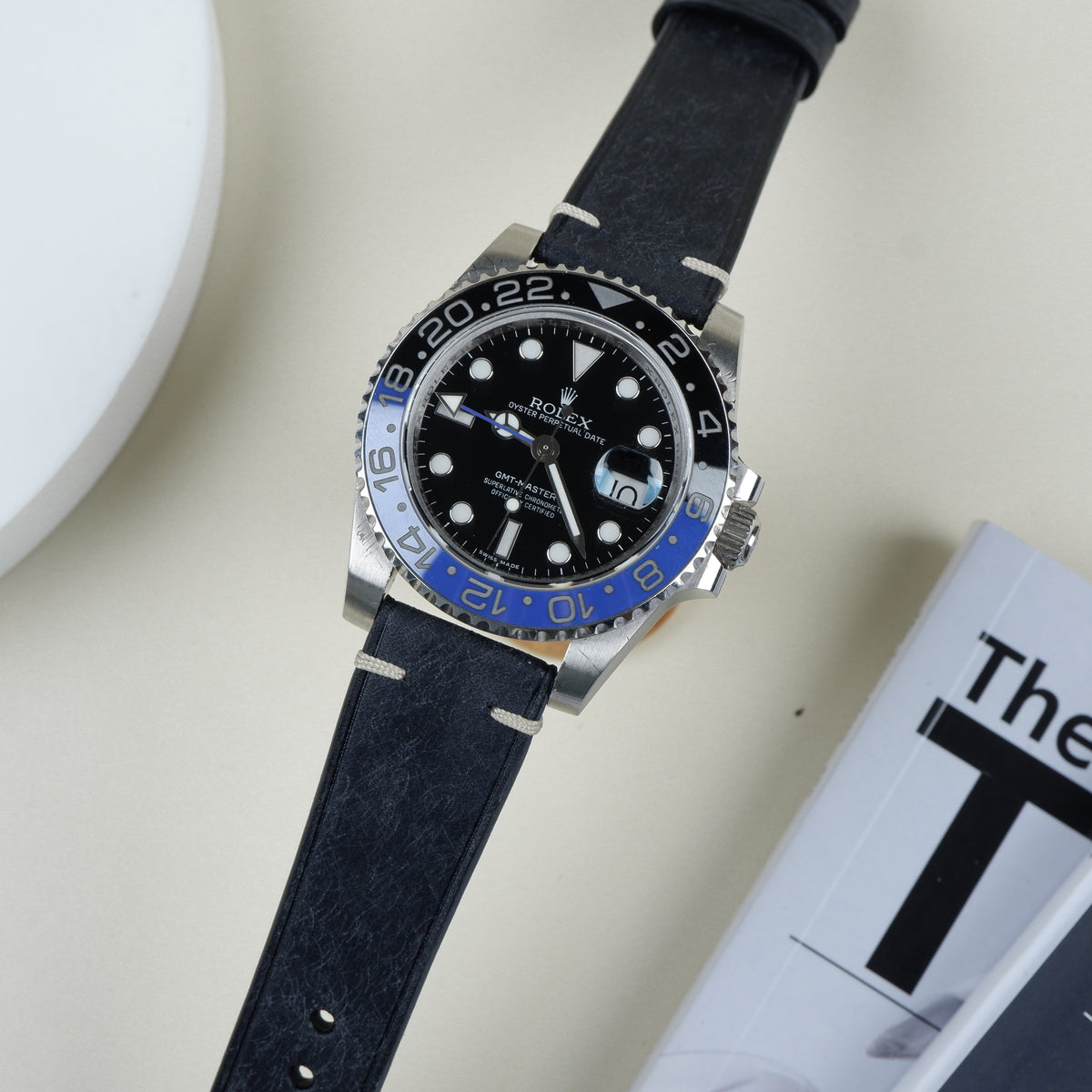 Rolex GMT Master II Batman Straps - Minimalist Diablo Navy Blue – Liger ...