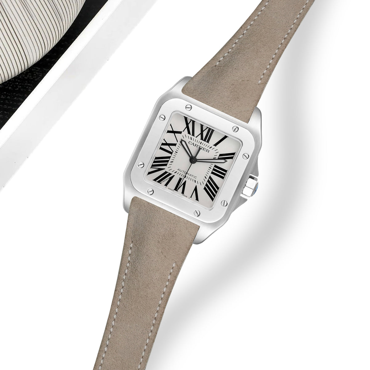 Cartier Santos 100 Straps - Suede Trench – Liger Straps