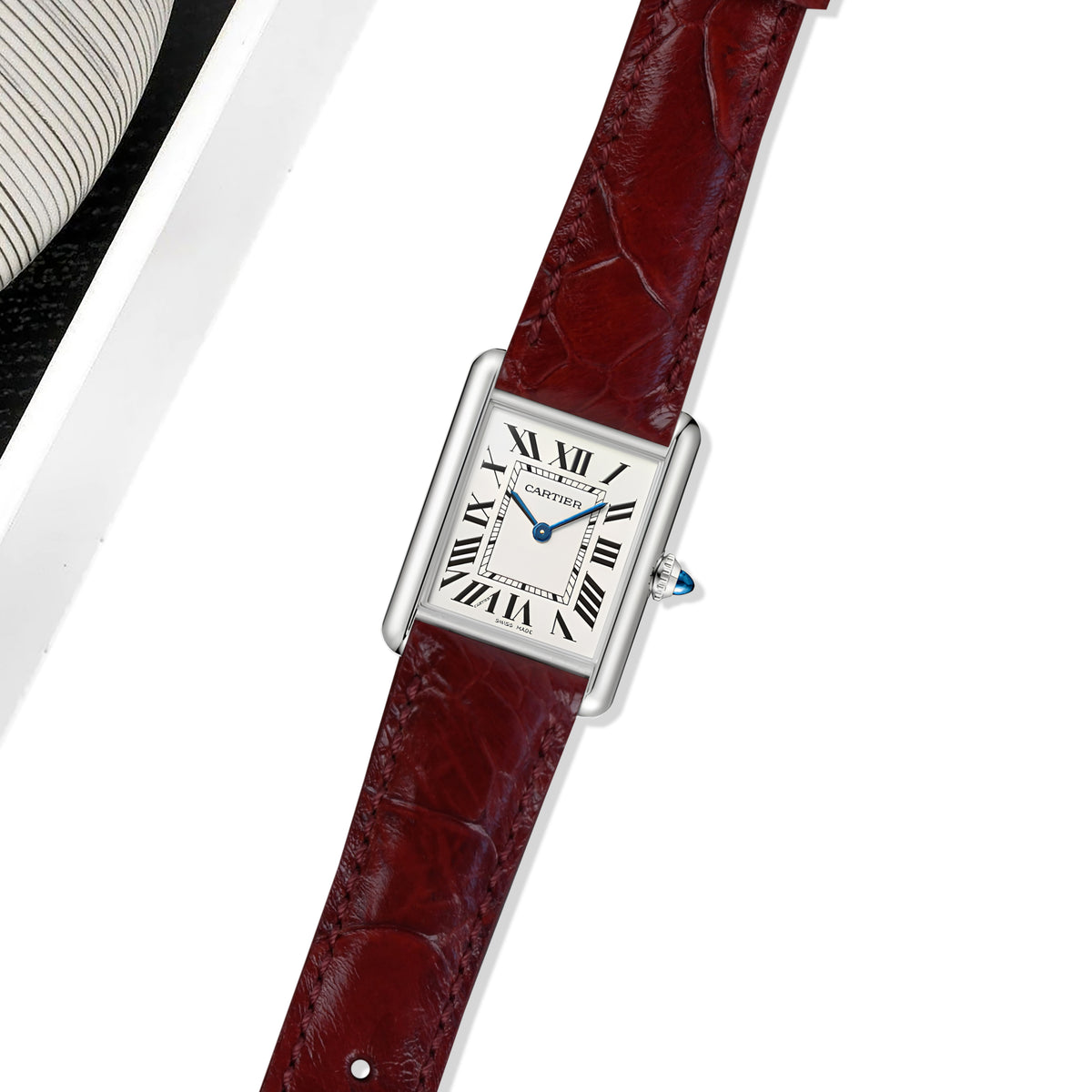Cartier Tank Straps - Ostrich Leg Brick – Liger Straps