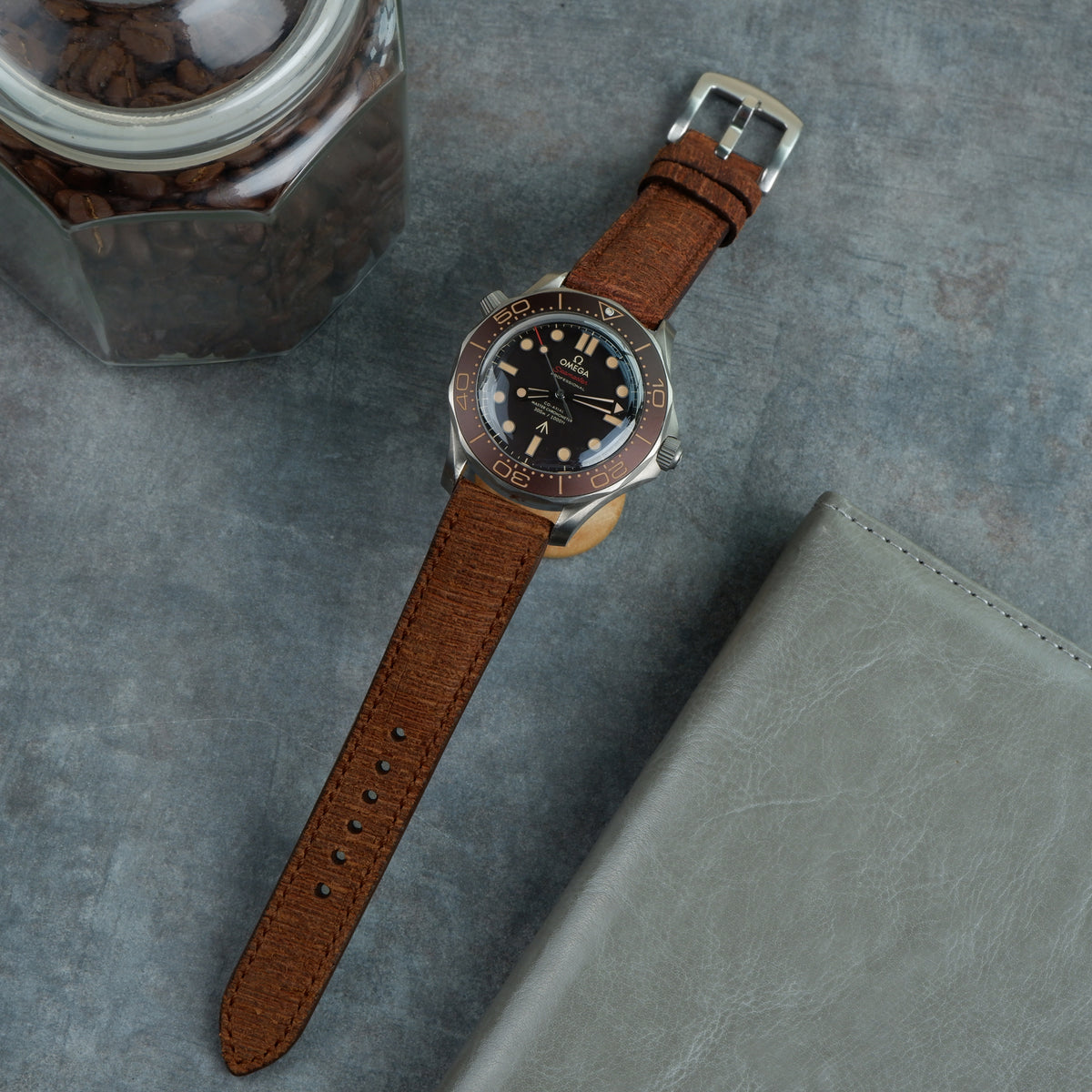Omega Seamaster Diver 300m Straps - Rocher Copper – Liger Straps
