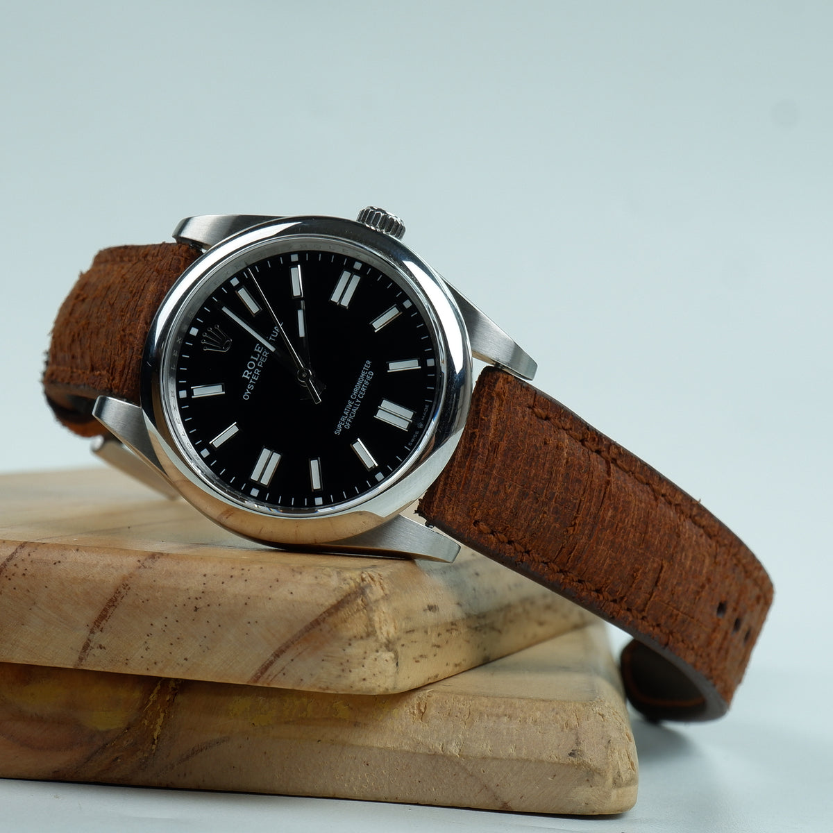 Rolex Oyster Perpetual Straps - Rocher Copper – Liger Straps