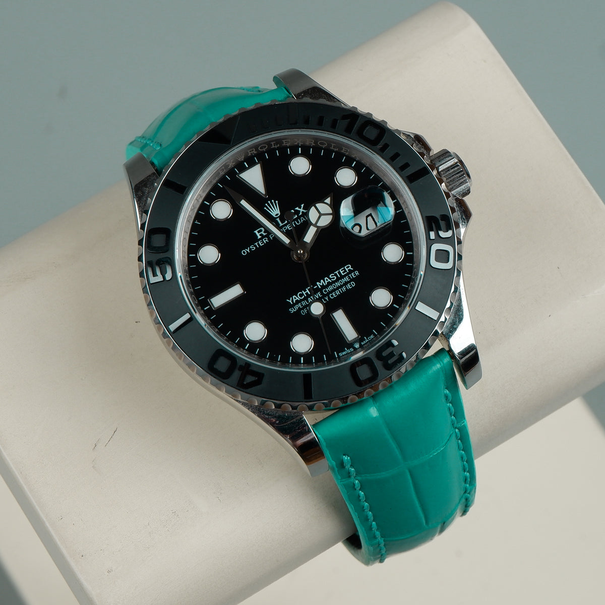 Rolex Yacht Master Straps - Croco Tiffany – Liger Straps