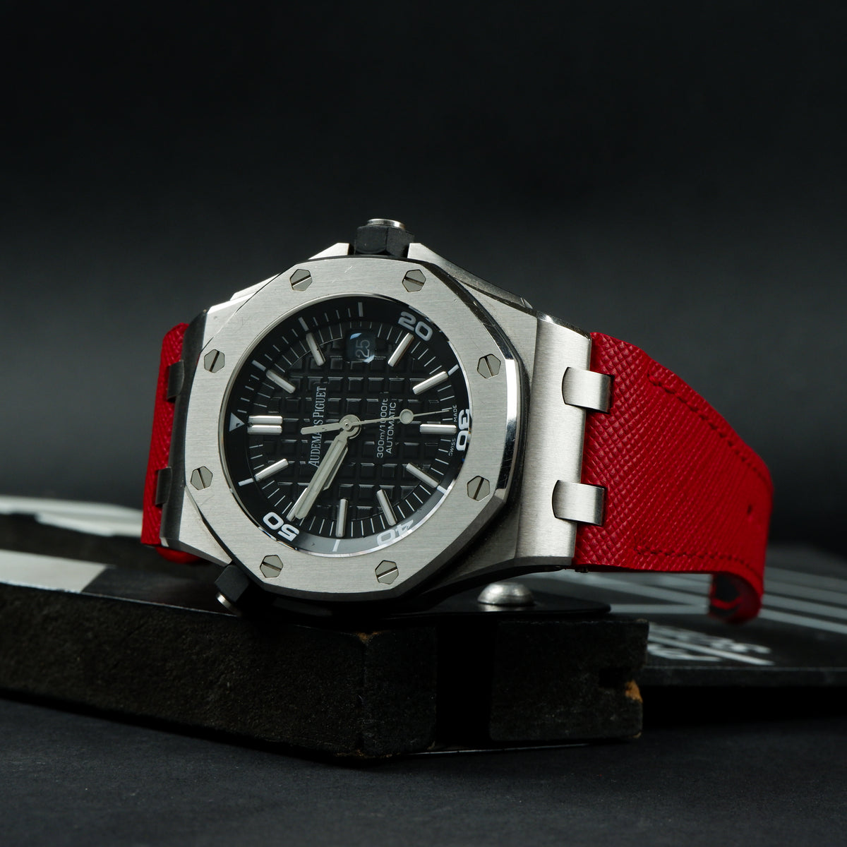 AP ROO Diver Straps - AP Saffiano Red – Liger Straps