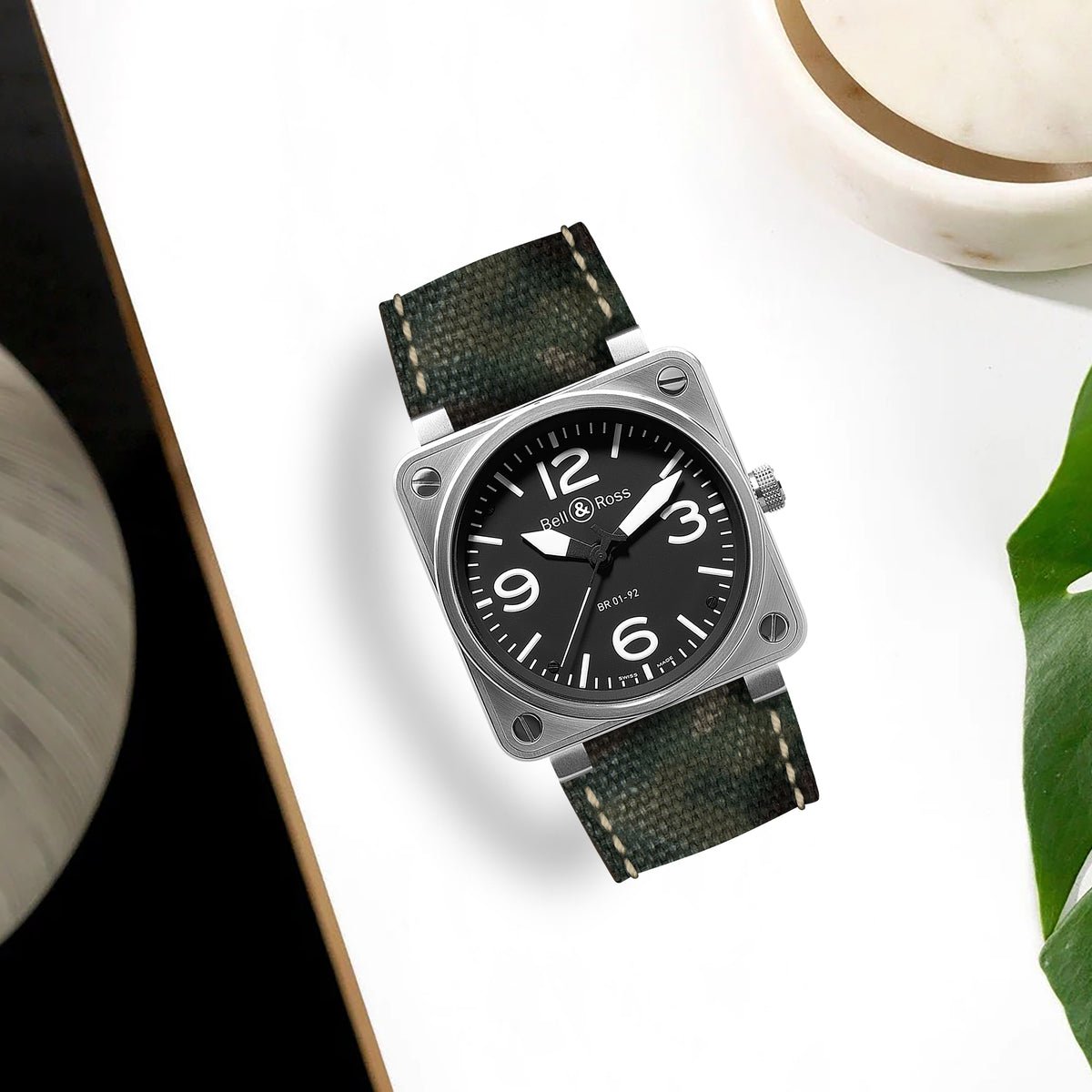 Bell Ross 01, 02, 03, BR X, BR S Straps - Canvas Camou – Liger Straps