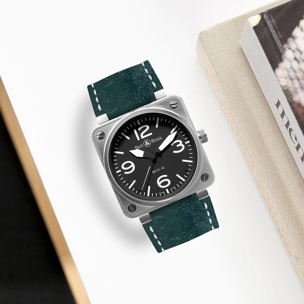 Bell Ross 01, 02, 03, BR X, BR S Straps - Diablo Prussian Blue – Liger ...