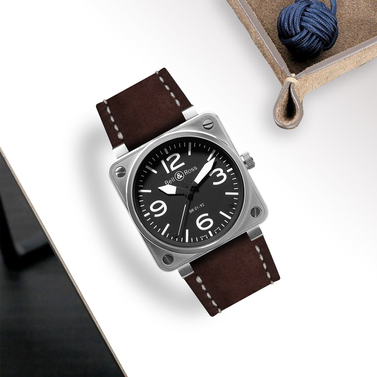 Bell Ross 01, 02, 03, BR X, BR S Straps - Suede Tobacco – Liger Straps