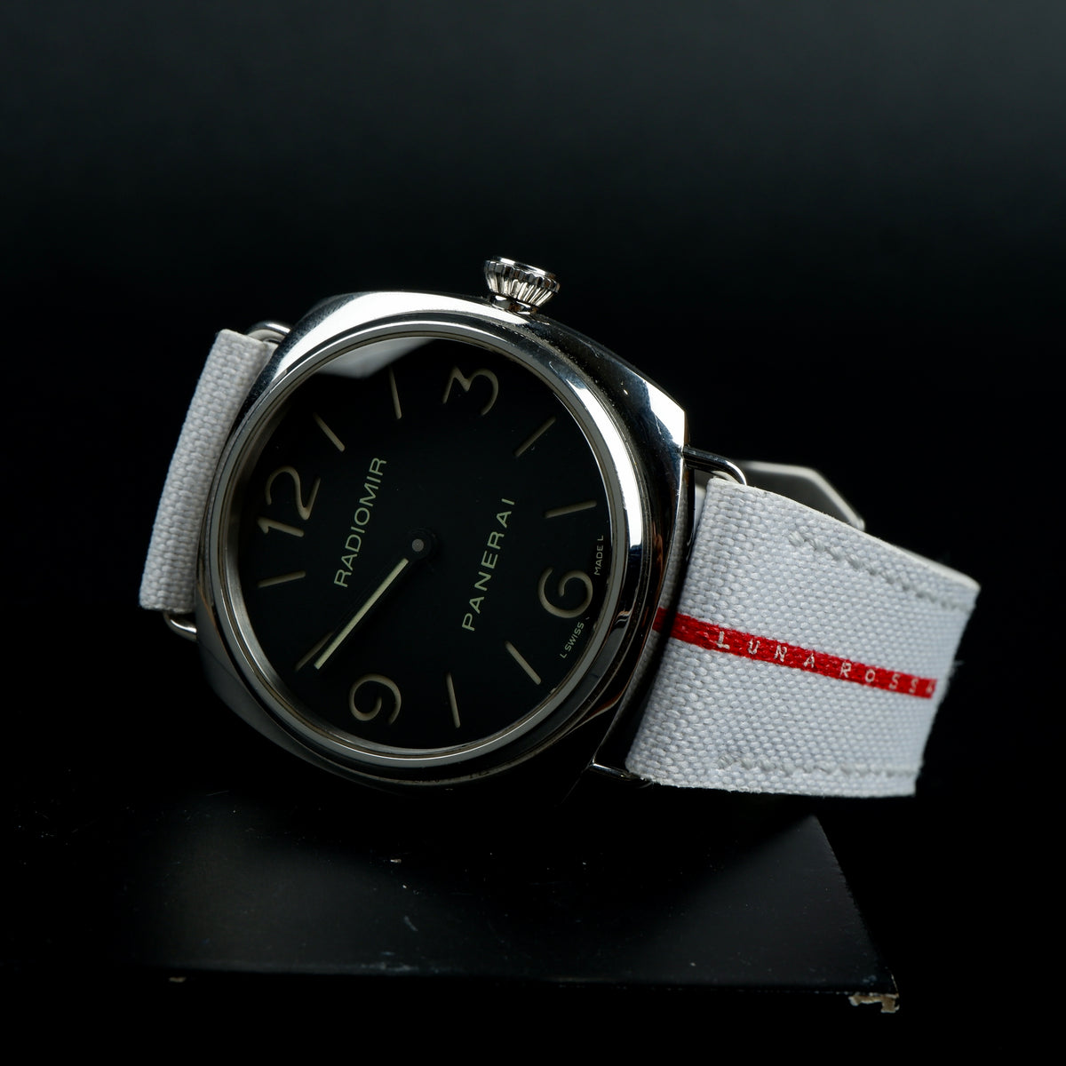 Panerai Radiomir Straps - Canvas White Luna Rossa – Liger Straps