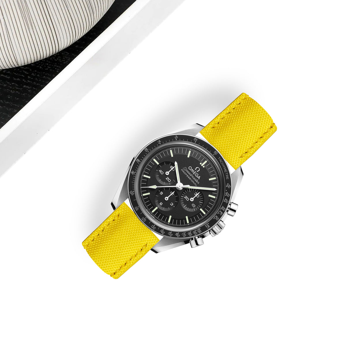 Omega Speedmaster Moonwatch Straps - Canvas Yellow – Liger Straps