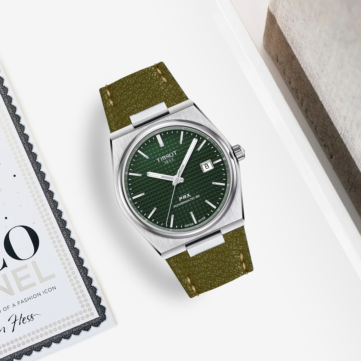 Tissot PRX Straps - Chevre Army – Liger Straps