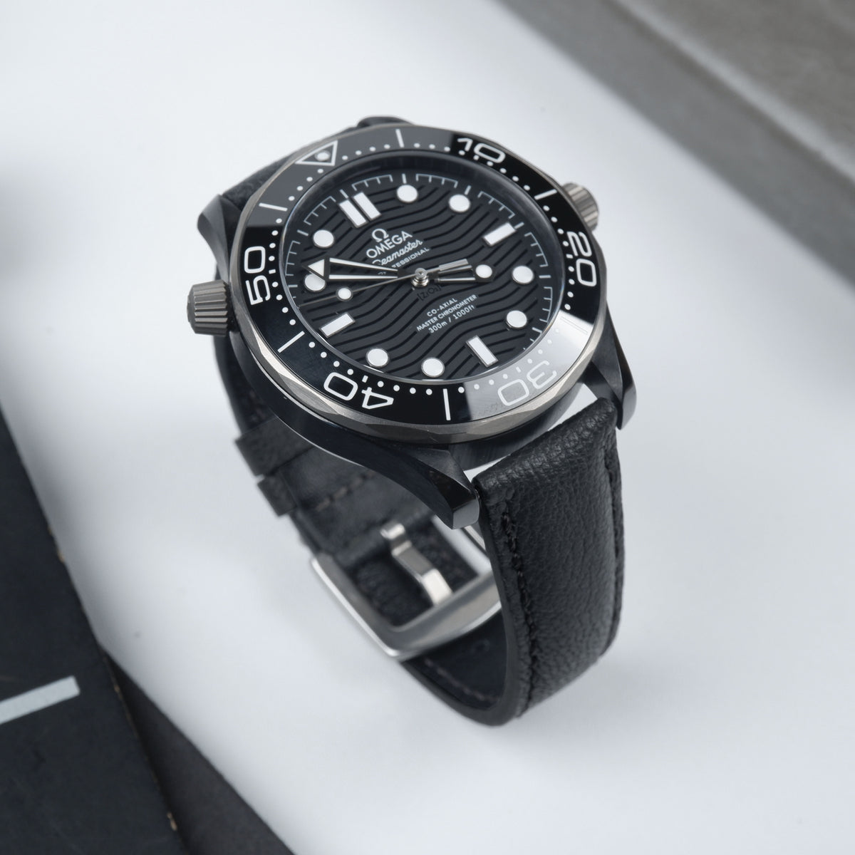 Omega Seamaster Diver 300m Straps - Chevre Charcoal – Liger Straps