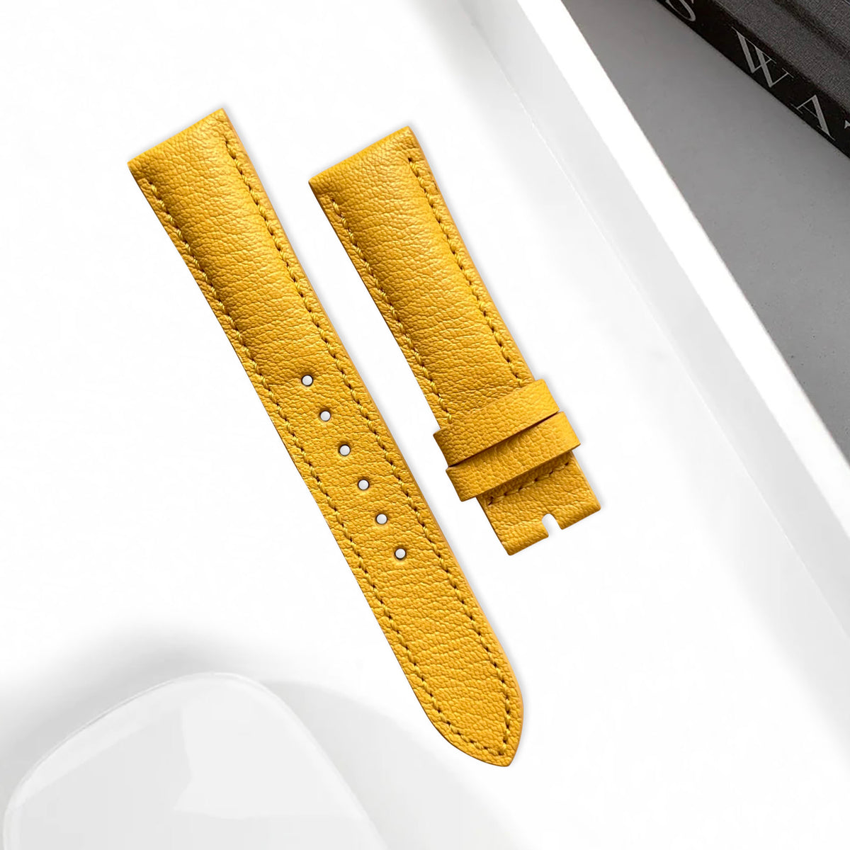Omega Seamaster Diver 300m Straps - Chevre Yellow – Liger Straps
