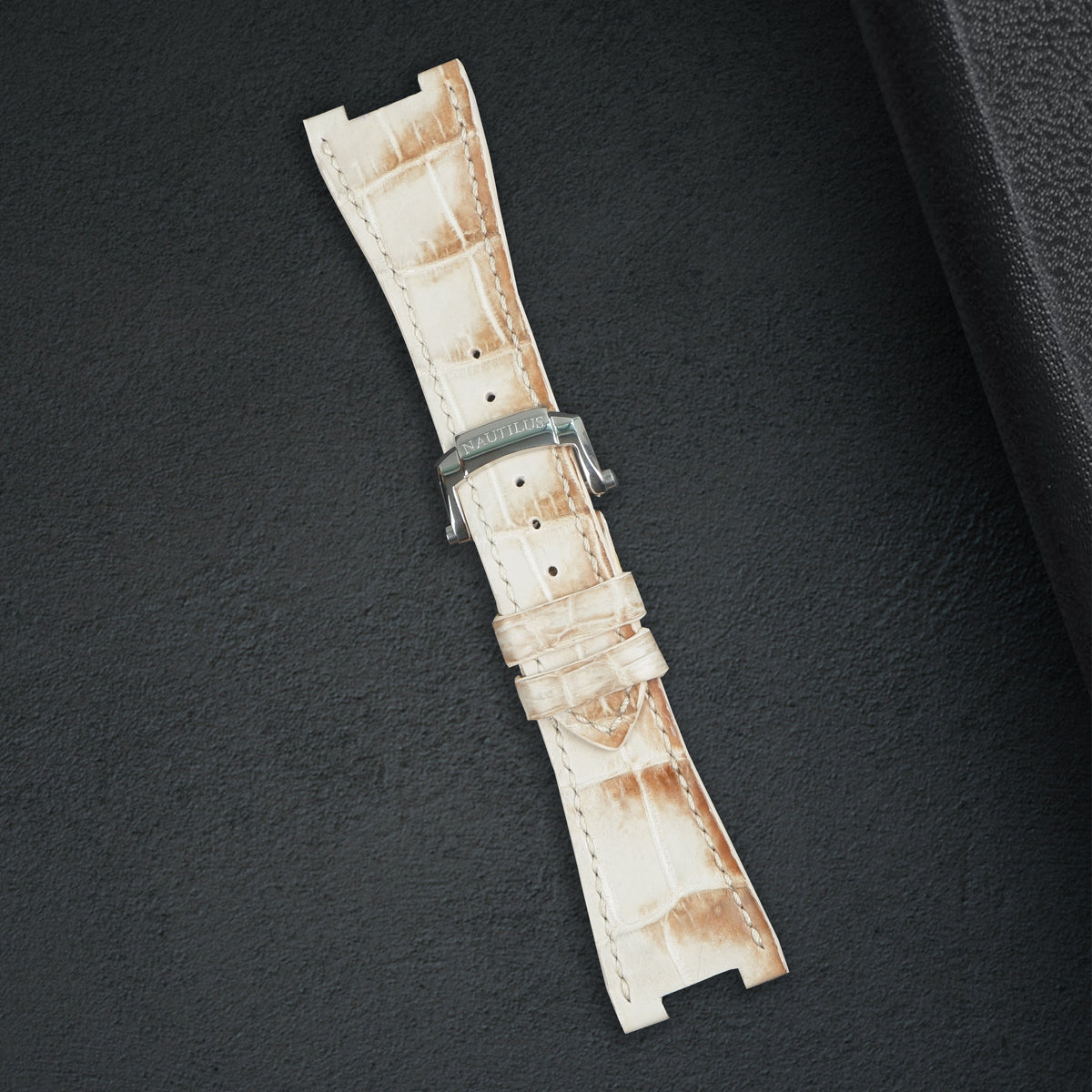 Patek Nautilus Straps - Croco Himalayan – Liger Straps