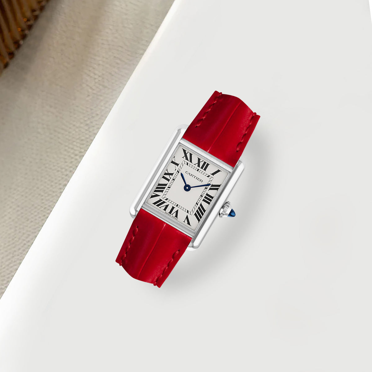 Cartier Tank Straps - Croco Red – Liger Straps