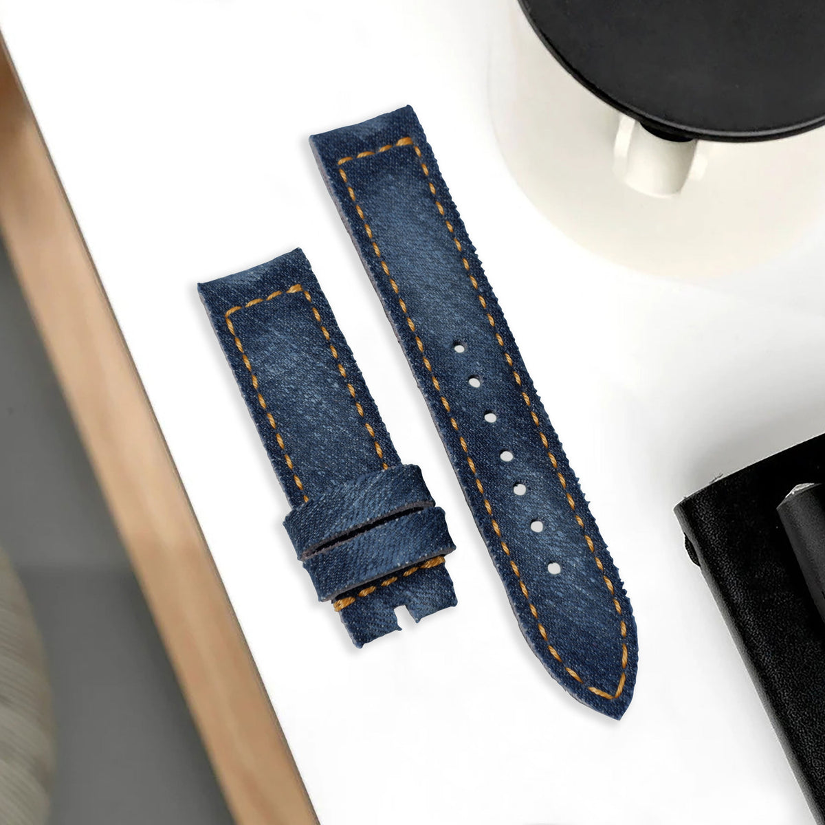 Tudor Blackbay Bronze 43mm Straps - Denim – Liger Straps