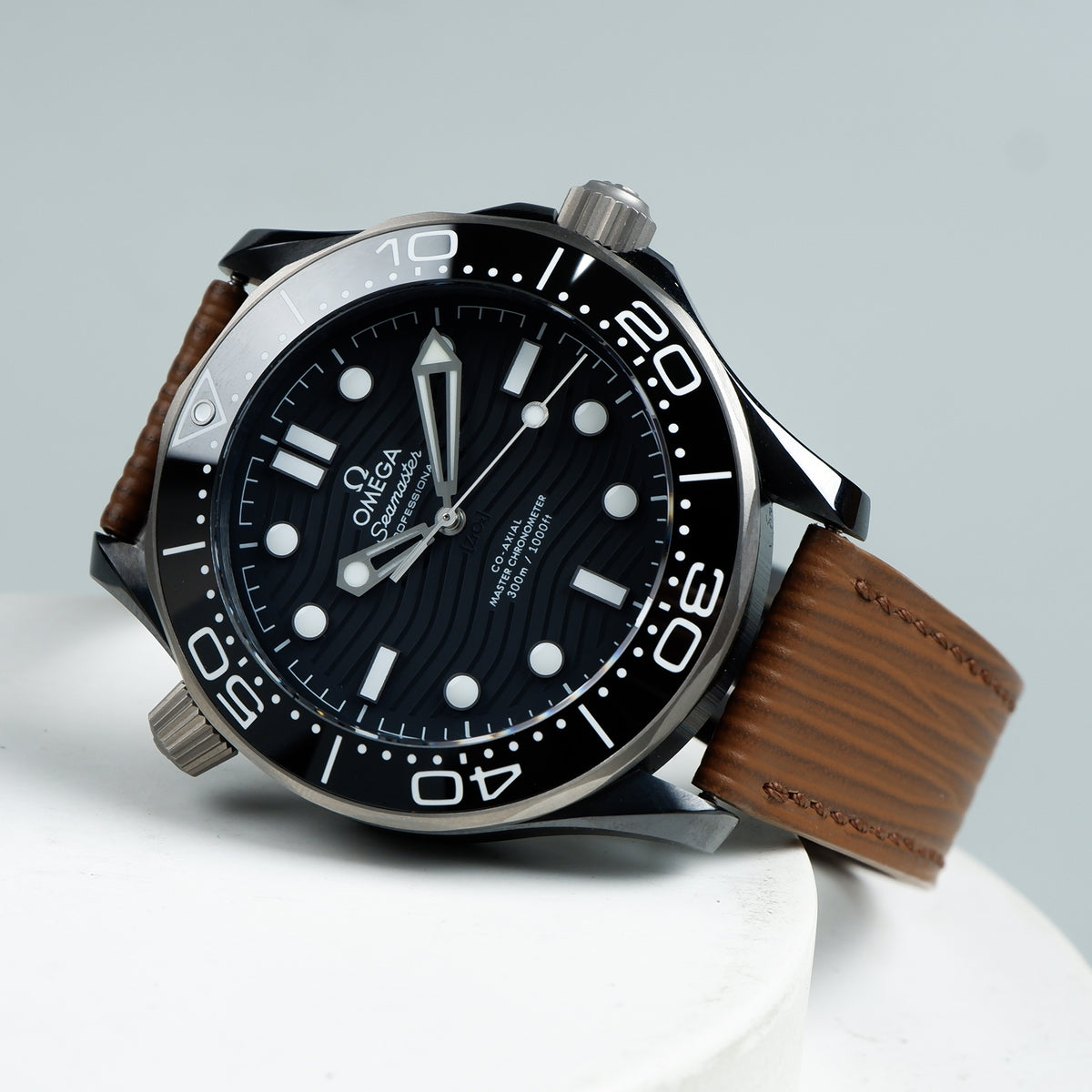 Omega Seamaster Diver 300m Straps - Epi Brown – Liger Straps