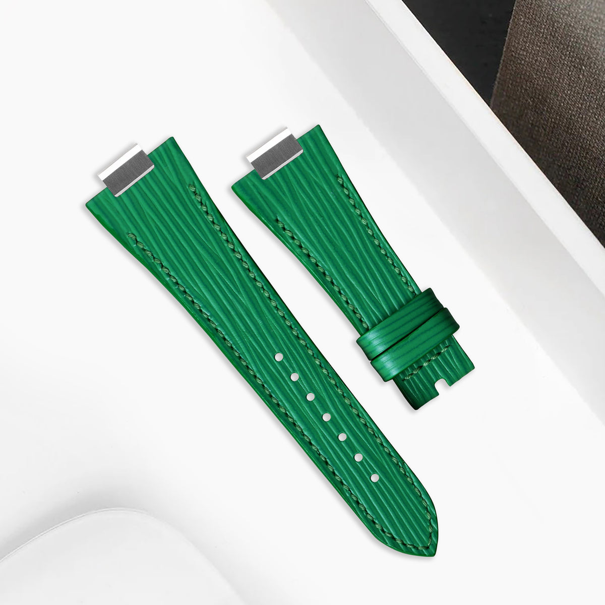 Tissot PRX Straps - Epi Kelly Green – Liger Straps